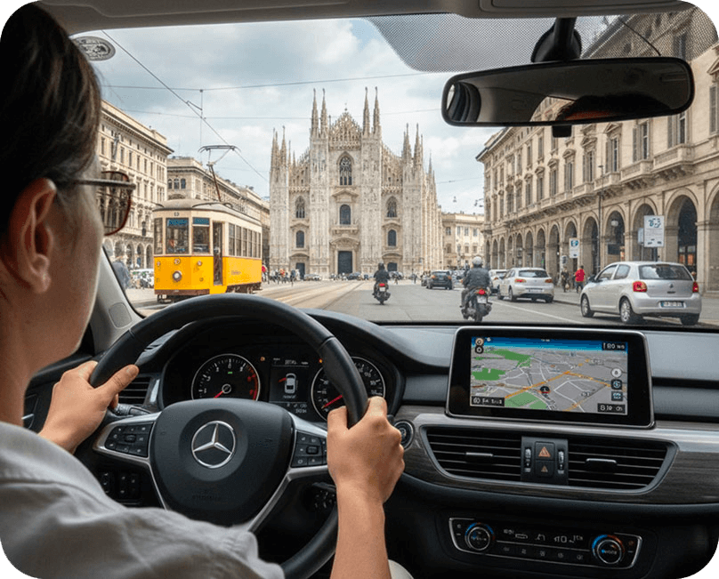 Car rental in Milan: easy online booking directly from Dryyve